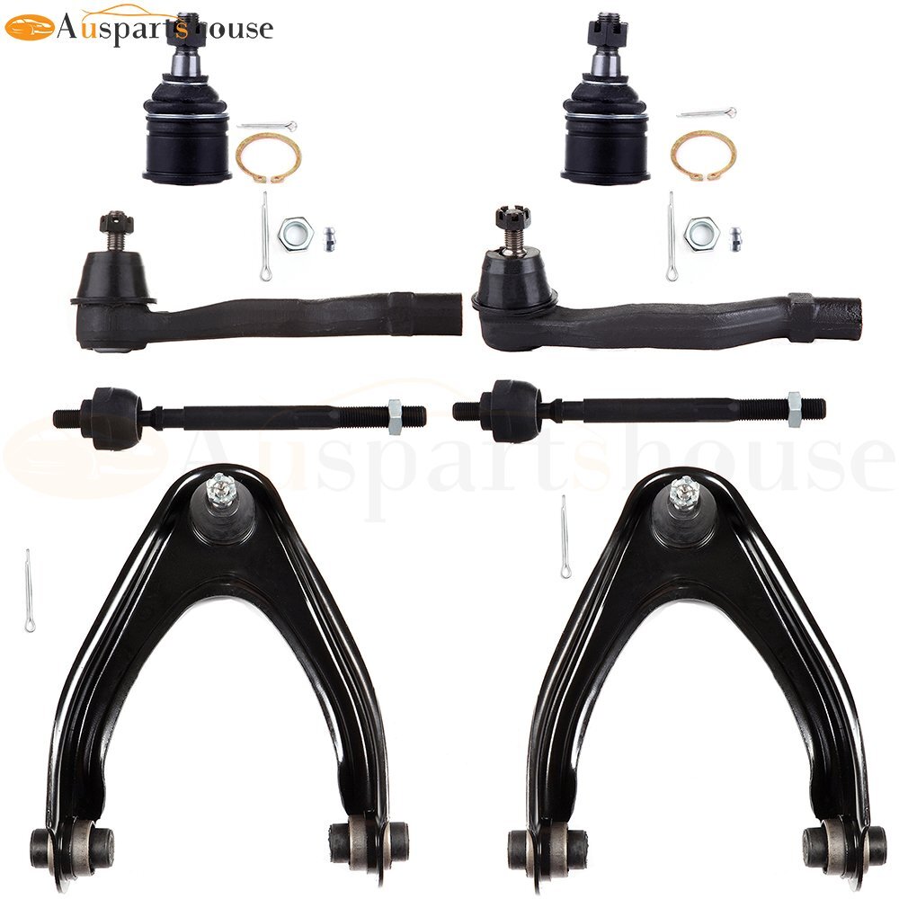 8x Front Upper Control Arm And Ball Joint Tie Rod End For 97-01 Honda ...