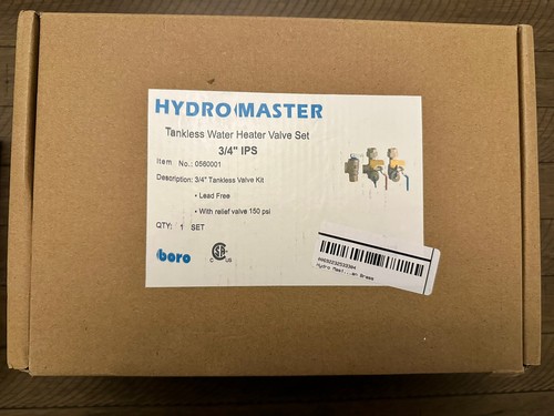 HYDRO MASTER Tankless Water Heater Service Valve Kit | eBay