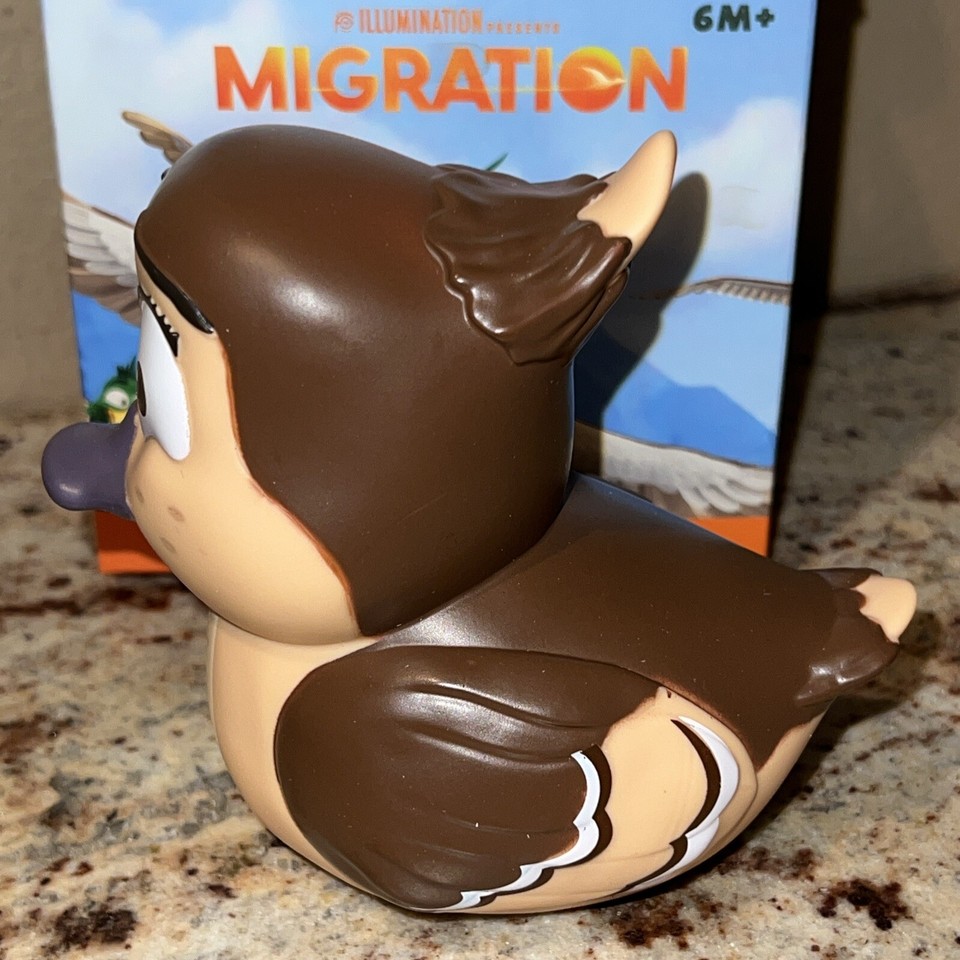 Illumination MIGRATION (2023 film) Promo 'Gwen' Rubber Duck with Box | eBay