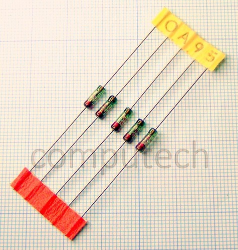 2pcs German Diode OA95 equivalent OA85,AA117,AA118, AA132, AA134, OA161 ...