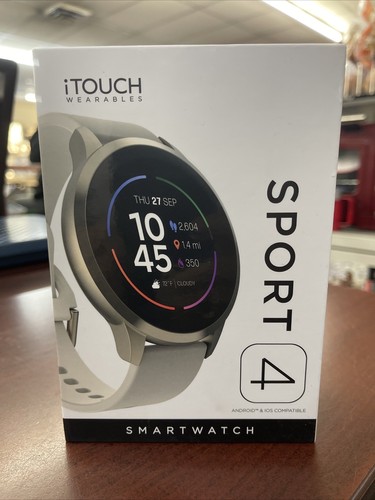 iTouch Sport 4 Smartwatch Fitness Heart Rate,Custom Face, 100+ Sports ...