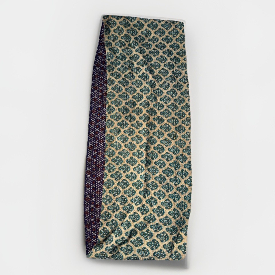 Anchal Project Hand-Stitched Kantha Scarf Reversible Artisan Cotton ...