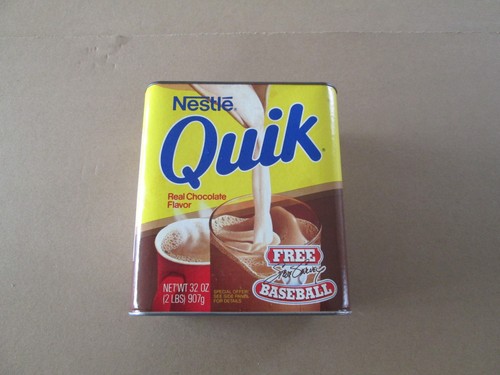 Vintage rare HTF Nestle's Quik Chocolate Flavor Steve Garvey Baseball ...