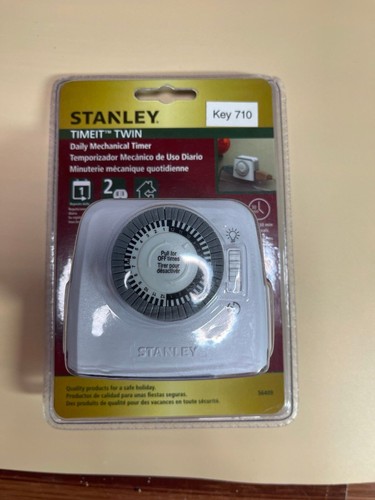 Stanley daily Mechanical Timer Timeit Twin New | eBay