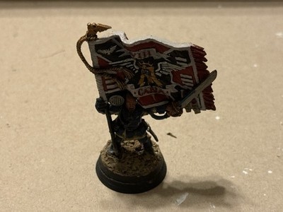 40k Imperial Guard Metal Mini Colour Sergeant Kell | eBay