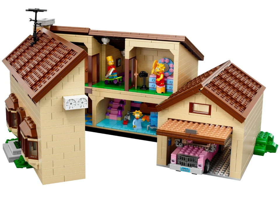 NEW The Simpsons House 71006P 2523Pcs High Quality Building Bricks Set ...