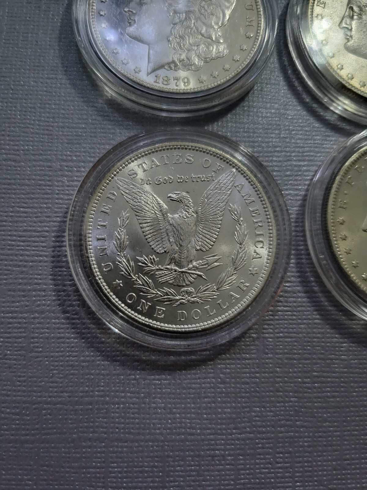 Morgan Silver Dollar SHARP BU Gem TRUE BEAUTIES ALL Higher Grade Silver ...