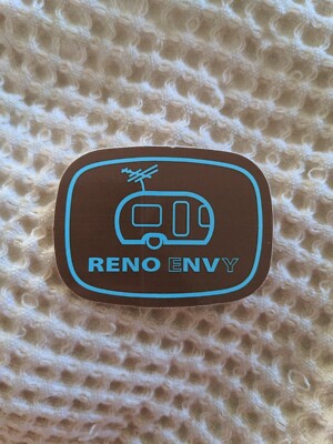 New. Reno eNVy Trailer Sticker. Brown and Blue. | eBay