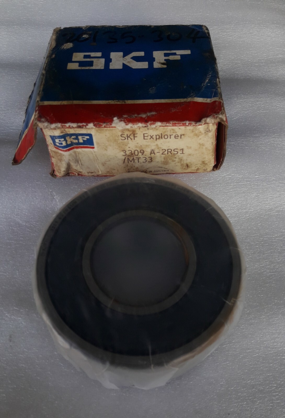 SKF 3309 A 2RS1/MT33 45X100X39.7mm Rubber Sealed Bearing SKF Explorer ...