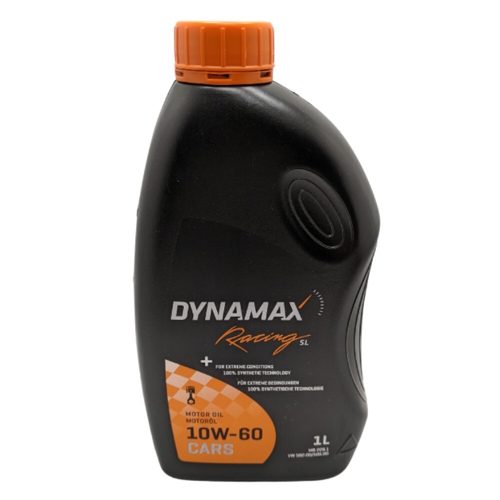 DYNAMAX Racing SL 10W-60 Fully Synthetic Car Engine Oil VW 502.00/505 ...