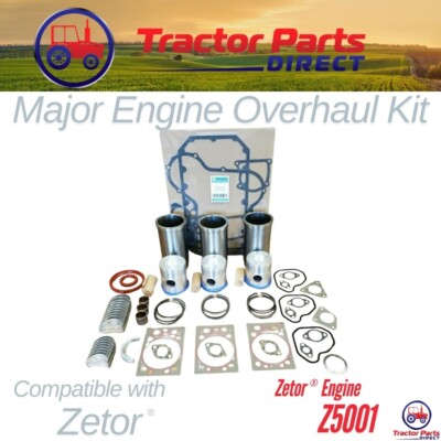 MAJOR ENGINE OVERHAUL KIT comp w Zetor® Z5001 - 5011 5045 | eBay