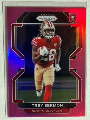 2021 Panini Prizm Pink Rookie Card RC - Trey Sermon #354 | eBay