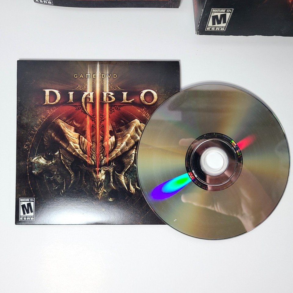 Diablo III PC/CDRom Complete Set Windows/Mac Big Box Set W/inserts VG ...
