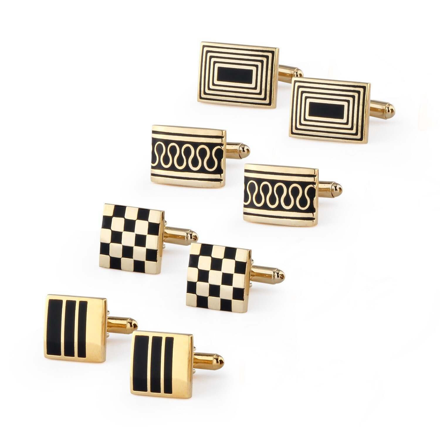 Fashion Men's Cufflinks 1 Pair of Shirt Suit Cuff Links Jewelry Vintage ...