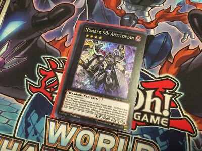 Number 98: Antitopian DRL3-EN027 1st Secret Rare NM Yugioh Card | eBay