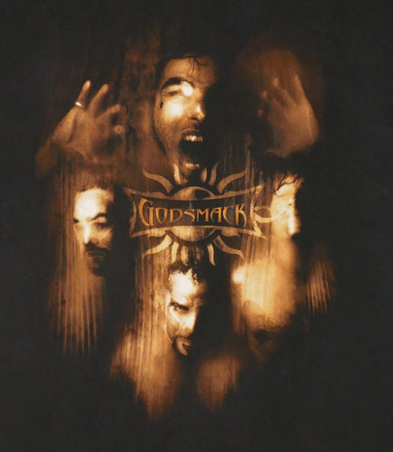 Godsmack 2003 Faceless Tour Band Concert T-Shirt Size 2XL | eBay