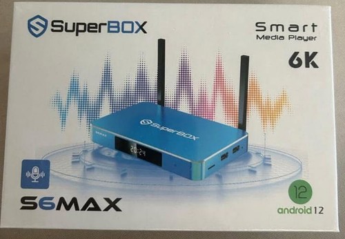 SuperBox S6 Max Smart Media Player Android 12 Streaming S6Max - Send ...