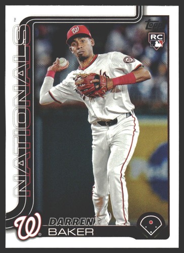Darren Baker #511 2025 Topps Washington NationalsRC Rookie | eBay