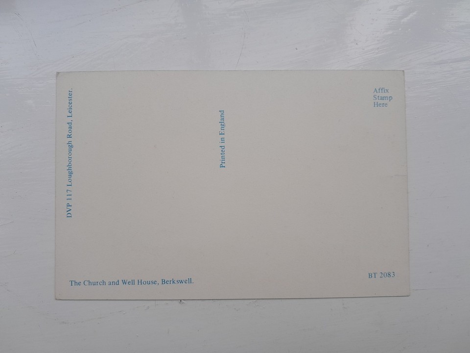 Vintage postcard Church and Well House, Berkswell Solihull West ...