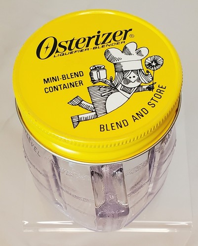 Vintage Osterizer Oster Mini Blend 1/2 Pint / 8 oz Plastic Container ...