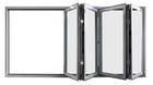 Avora Bi Fold Patio Windows 3' x 10' | eBay
