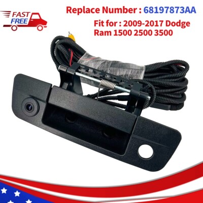 68197873AA Tailgate Handle Backup Reverse Camera For 2009-17 Dodge Ram ...