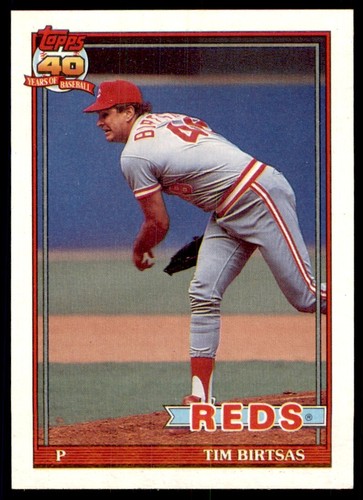 1991 TOPPS TIM BIRTSAS CINCINNATI REDS #289 | eBay