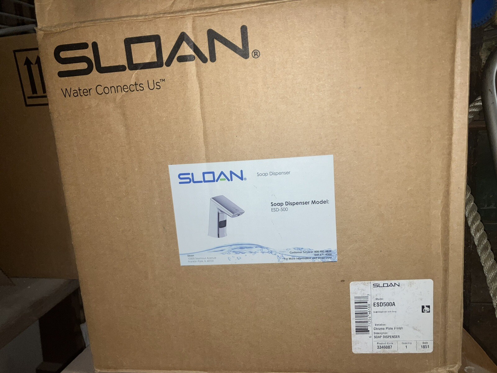 Sloan ESD-500 Chrome plate Touchless Foaming Soap Dispenser | eBay