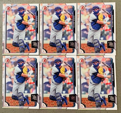 6 Lot 2015 Bowman 1st Baseball MLB #194 Chris Betts Base Rookie RC Card ...