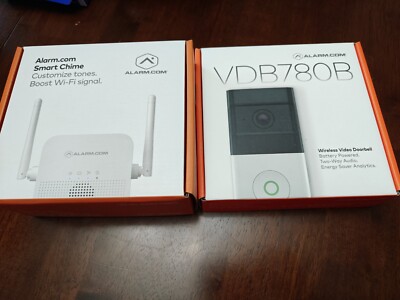 NEW Alarm.com Wireless Video Doorbell Wi-Fi 1080p ADC-VDB780B & ADC ...