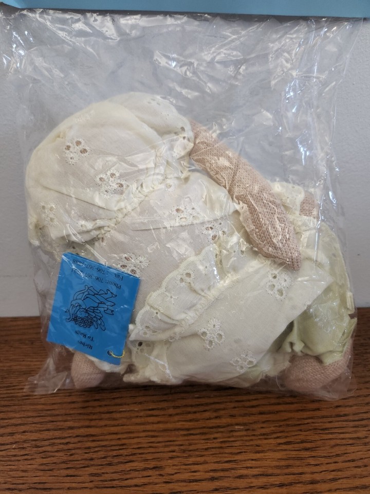 Vintage Riches to Raggs Stuffed Rag Doll Style Bunny in a Bonnet Toy ...