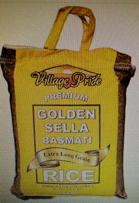 Village Pride Rice (Extra LONG GRAIN GOLDEN SELLA BASMATI RICE) - 10kg ...
