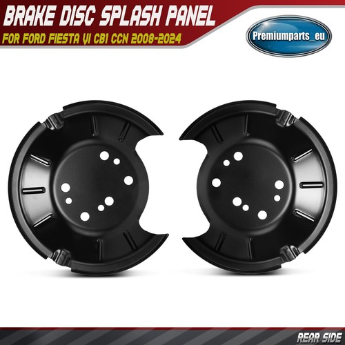 2x Brake Disc Splash Panels Rear for Ford Fiesta VI CB1 CCN 2008-2024 ...