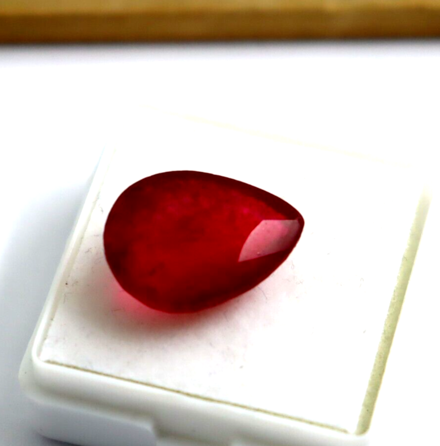 Natural Red Bixbyite Beryl 7.50 Ct Red Beryl Pear Shape Certified Loose ...