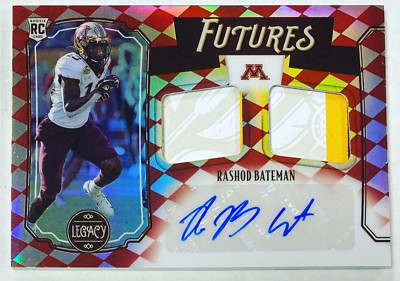 2021 Legacy Rashod Bateman Futures RPA Rookie Patch Auto /100 Jersey ...