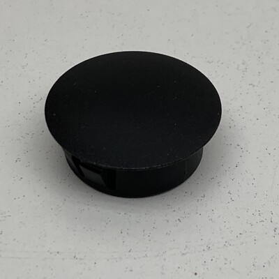 (10-Pack) Black Round Plastic Hole Cap / Plug For 1” Inside Dimension ...