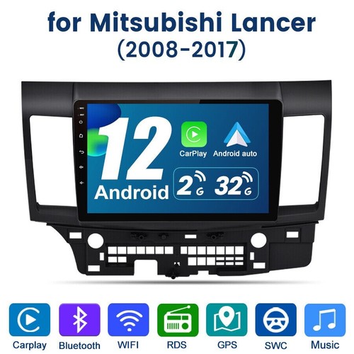 For Mitsubishi Lancer 2008-2017 Android 12 Car Stereo Radio GPS Apple ...