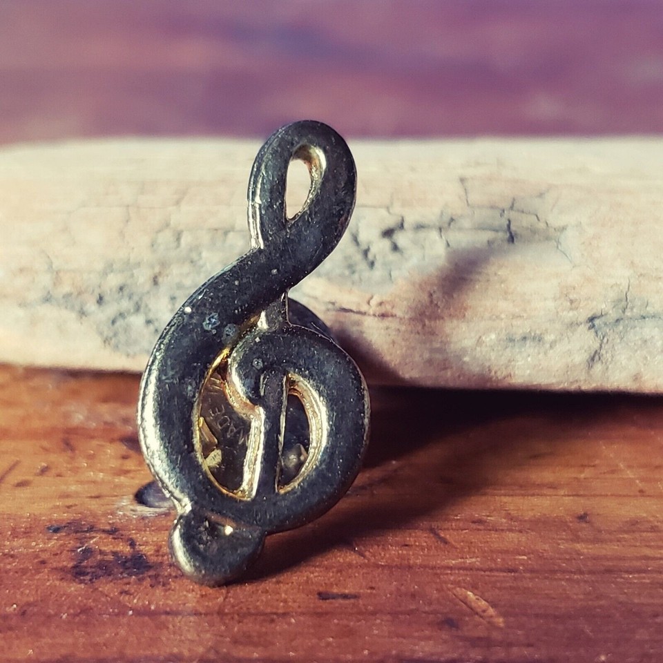 Treble Clef Music Note Lapel Pin Coat Hat Badge Musical Accessory ...