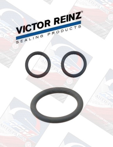 UPPER 11431717666 (2x) + LOWER -SEAL 11431740045 Oil Dipstick O-Ring ...