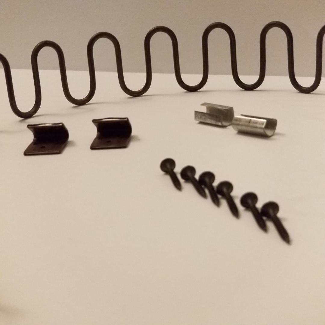 la-z-boy RECLINER REPAIR DIY 8 gauge SPRING & CLIPS 17" DIY REPAIR KIT ...