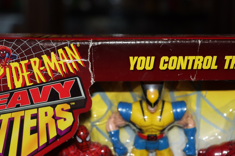 1998 Marvel Spiderman Heavy Hitters 4 pack Wolverine Venom Carnage Toy ...
