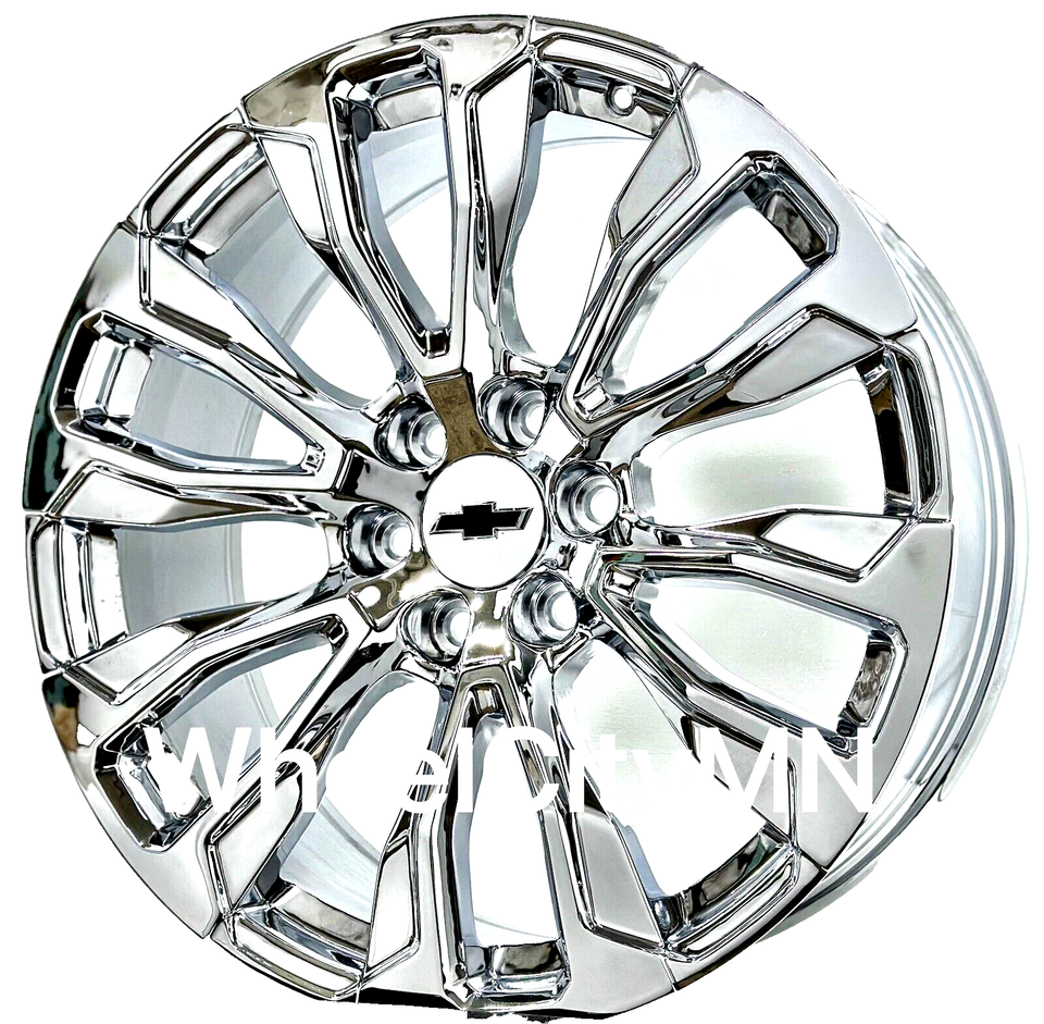 2025 Chevy High Country Silverado 22" Chrome OE Replica Wheel Set of 2 ...