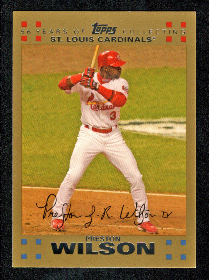 2007 Topps Series 1 & 2 Gold Parallels #/2007 #1-661 Finish Your Set, U ...