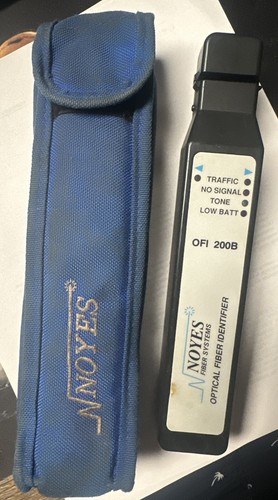 AFL Noyes OFI-200 OFI-200B Optical Fiber Identifier Live Traffic Fault ...