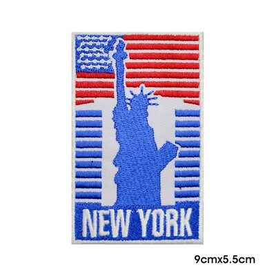 New York Travel Patch, New york patch, Travel Patch Embroidered Iron on ...