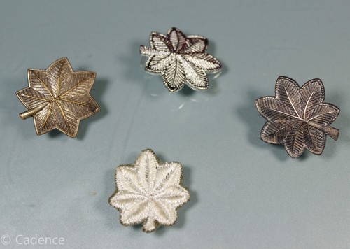 US Vietnam Army Lt Colonel Full Size CB Rank Pins Silver Fill No Pairs ...