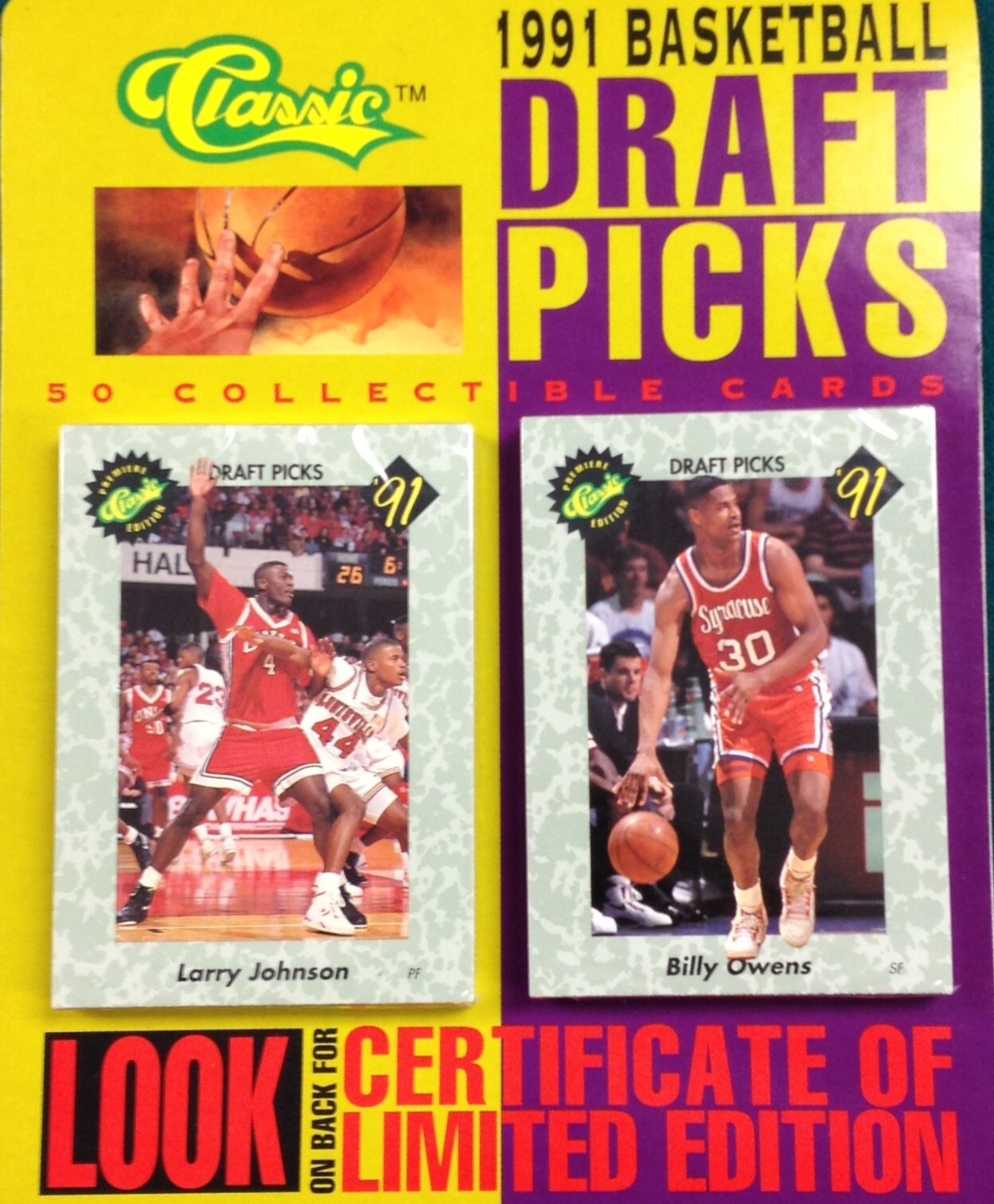 1991 Classic Basketball Draft Picks Sealed Set of 50 Cards | eBay