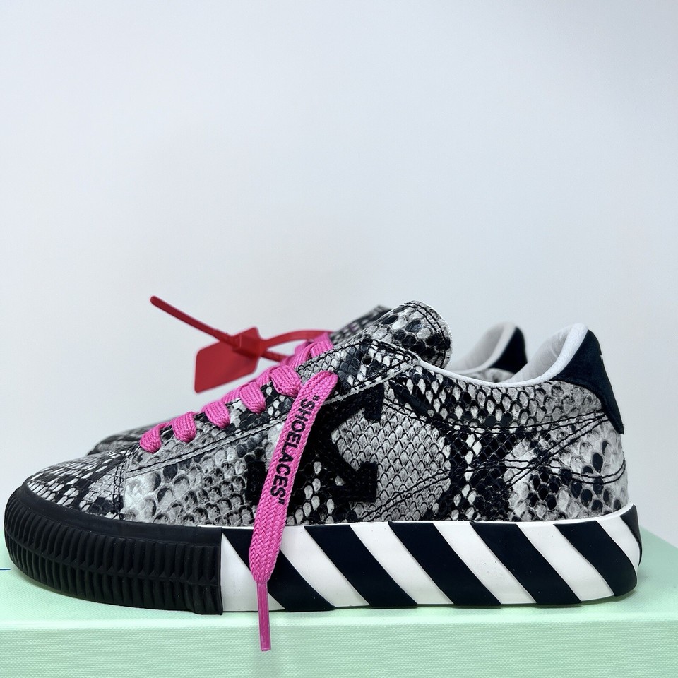 Off-White c/o Virgil Abloh Snake Vulcanized Low Women's Sneakers Size 6 ...