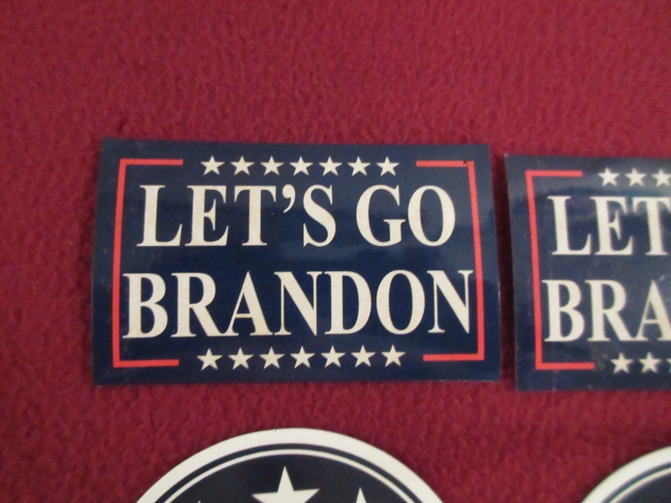 (4) LETS GO BRANDON STICKERS ORIGINALS | eBay