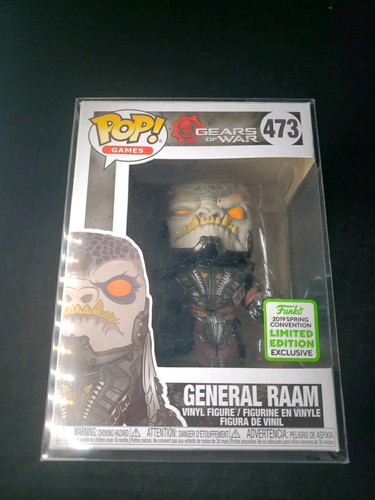 Funko POP! Games Gears of War GENERAL RAAM #473 2019 Convention | eBay